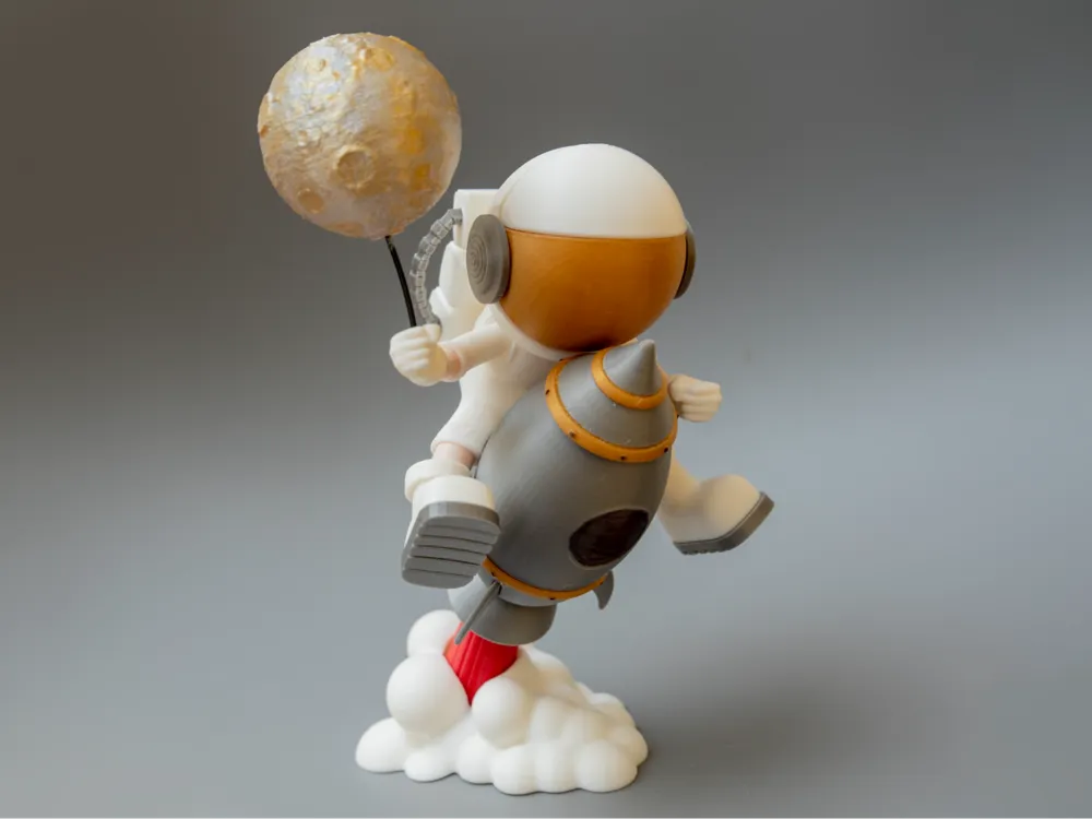 Cute Space Explorer - Little astronaut by Sam HellMyth MakerWorld ...