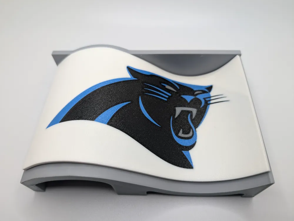 Panthers Flag / Plate by Sage Prints and Design MakerWorld: Download ...