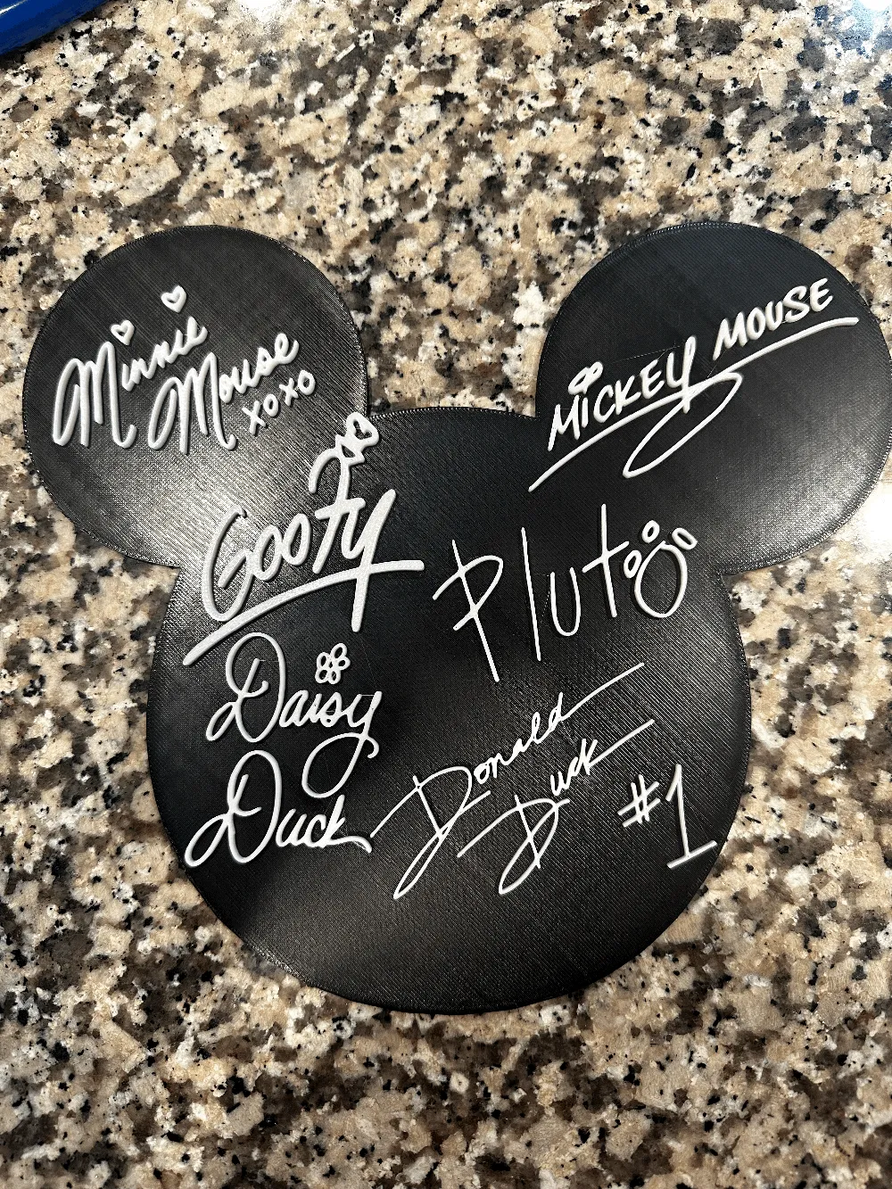 Mickey Mouse Signature Series Wall Art by standitupstoreMakerWorld ...