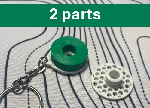 Filament spool key ring by Lamy MakerWorld: Download Free 3D Models