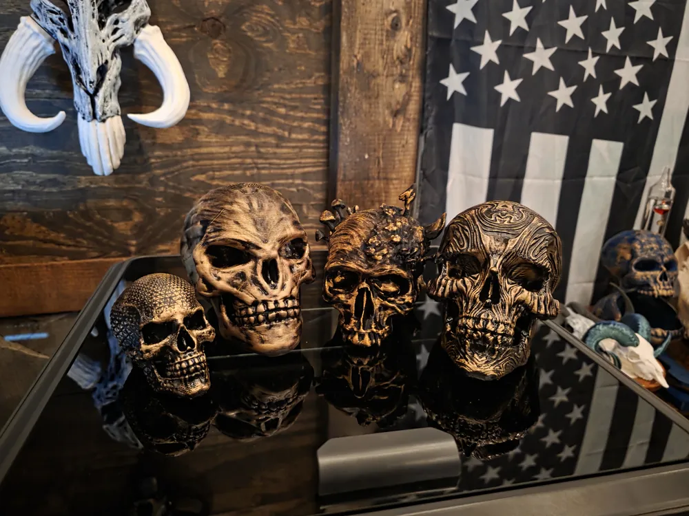 Skull Collection Vol 1 by DTM247 MakerWorld: Download Free 3D Models