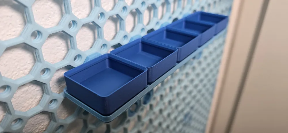 Gridfinity Bin Holder for Multiboard - 5x1 - Free 3D Print Model ...