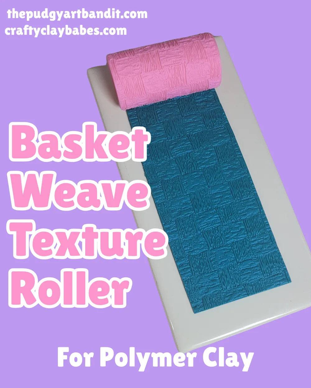 Basket Weave Polymer Clay Texture Roller by Crafty Clay Babes x The ...