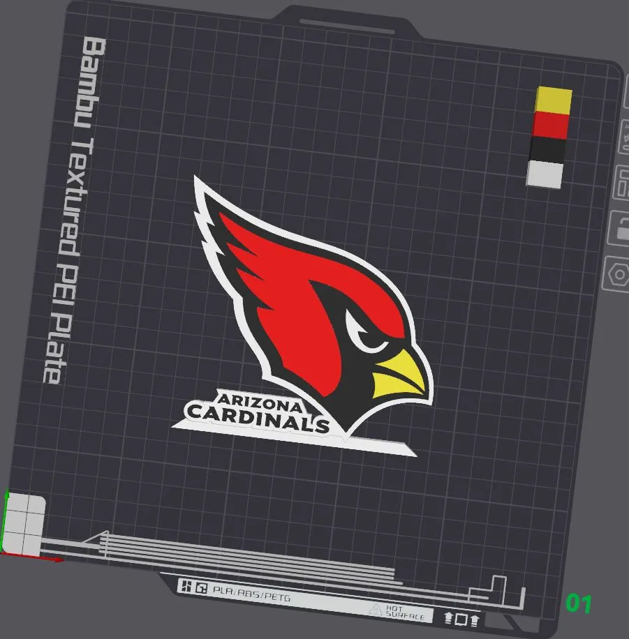 Arizona Cardinals Table Stand by 5kyrunn3r - MakerWorld