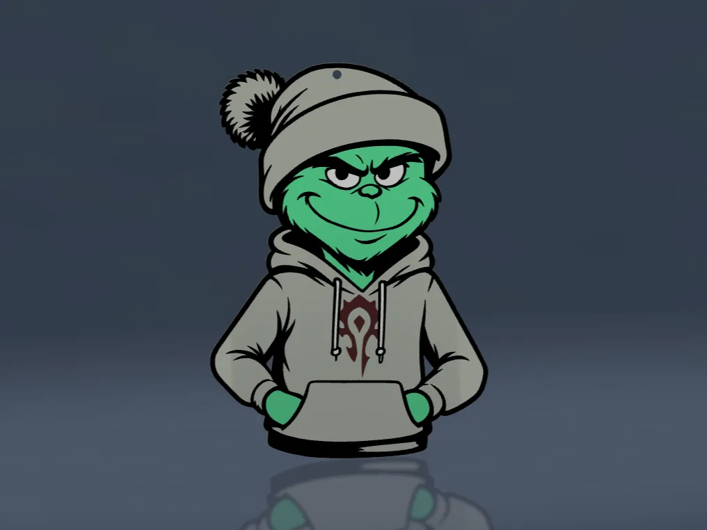 Grinch Ornament - WoW Horde - Free 3D Print Model - MakerWorld