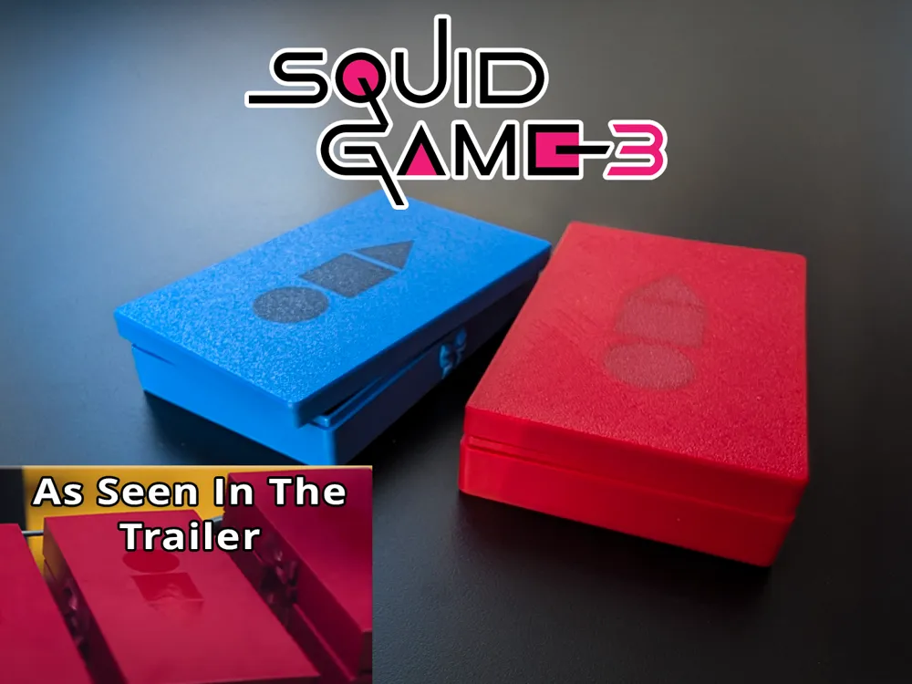 Squid Game Season 3 team boxes - Free 3D Print Model - MakerWorld