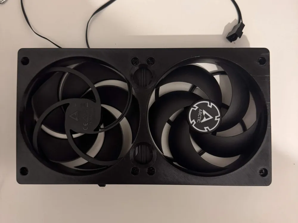 Dual 120mm Fan Bracket for Steam Machine - Free 3D Print Model - MakerWorld