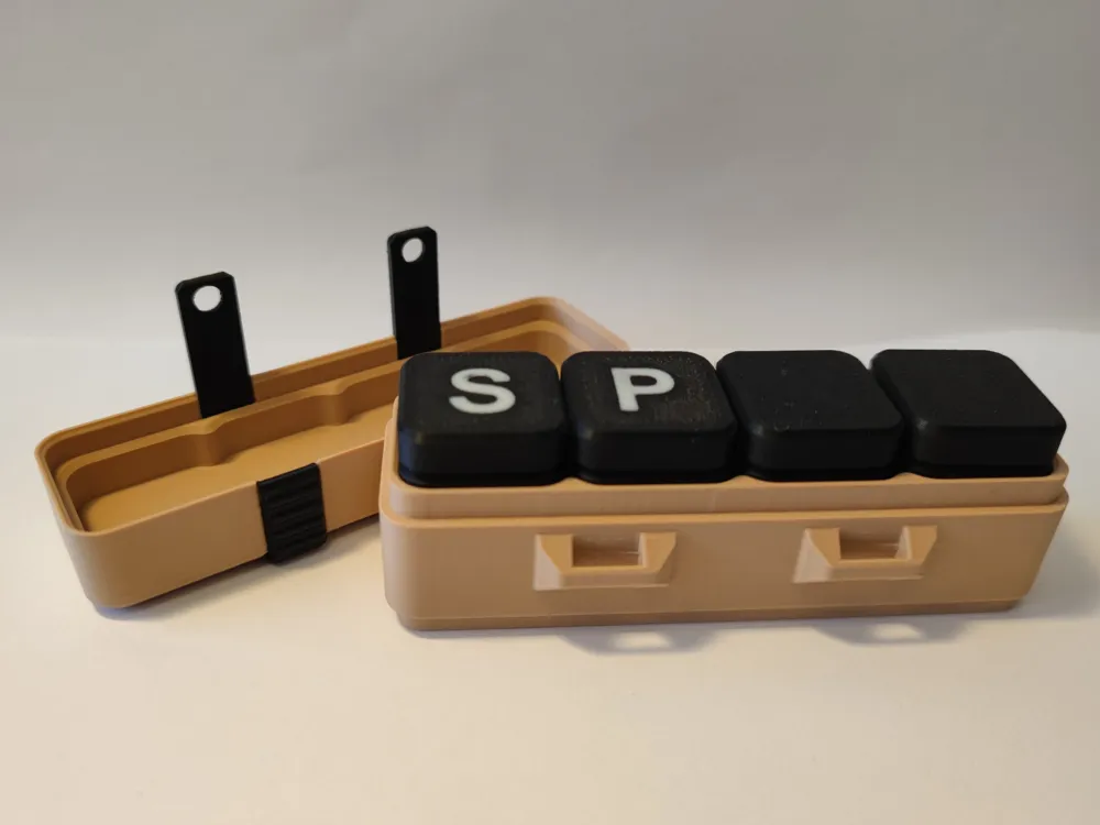 Travel / Camping Spice rack with containers by OFF5PRING MakerWorld ...