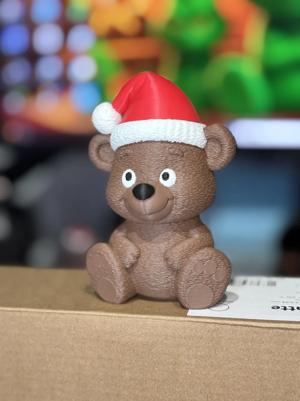 Smiley Christmas Bear - Free 3D Print Model - MakerWorld