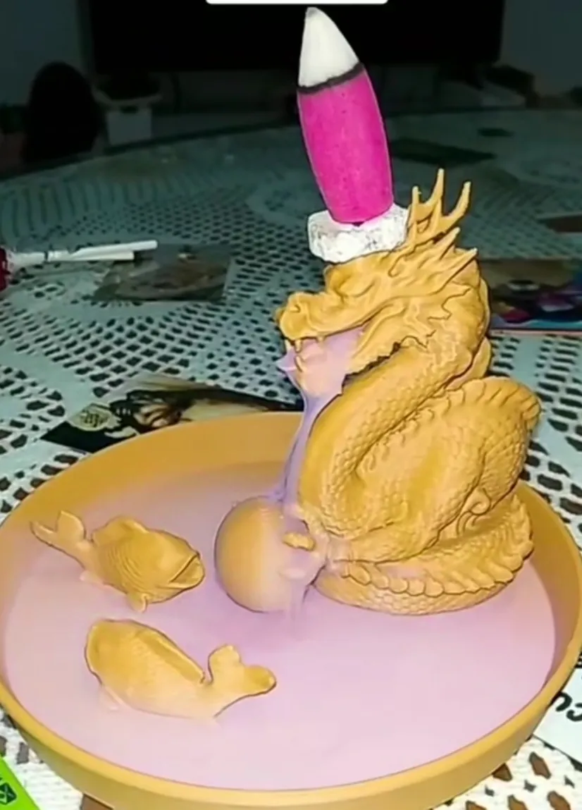 Dragon Incense Burner - Free 3D Print Model - MakerWorld