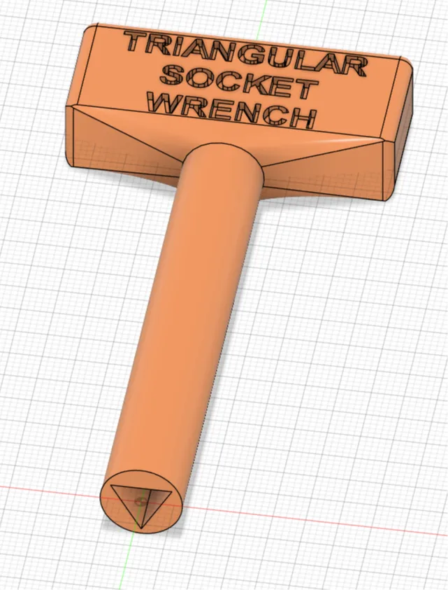 Triangular Socket Wrench by fadenb - MakerWorld