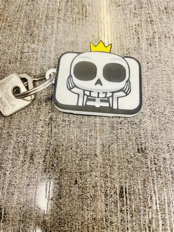 Skeleton keychain, clash royale by GAF 3D MakerWorld: Download Free 3D ...