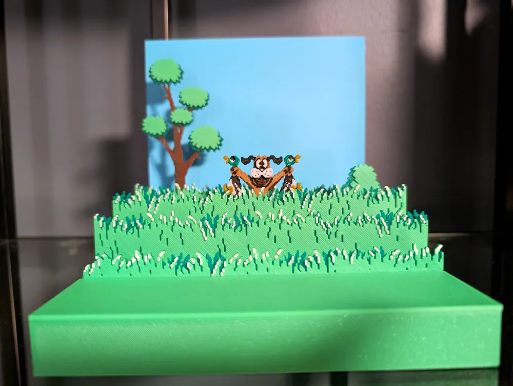Duck Hunt Diorama by LayeredPixels by Tomas MakerWorld: Download Free 3D Models
