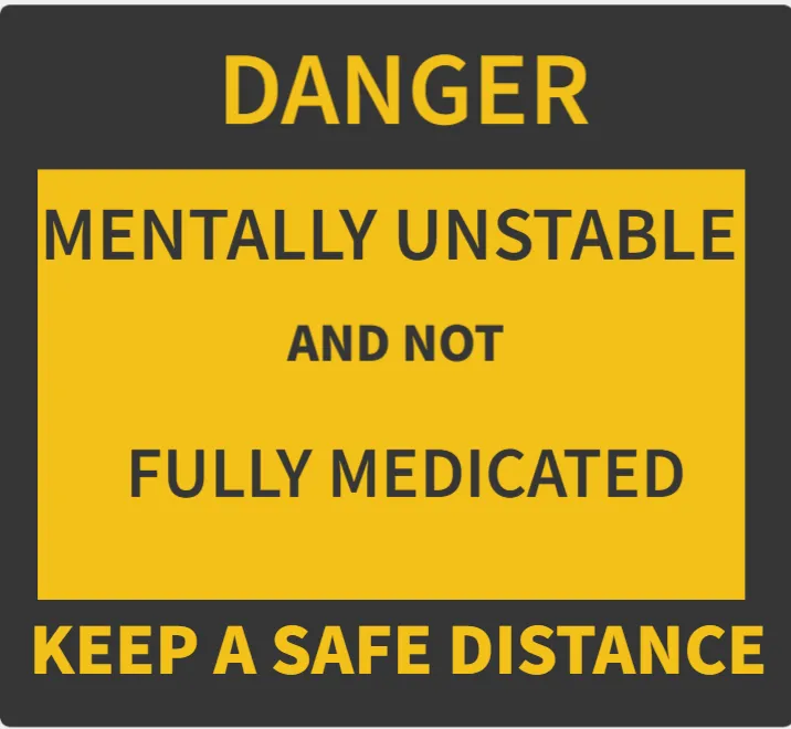 funny sign unstable by TheTswClan - MakerWorld