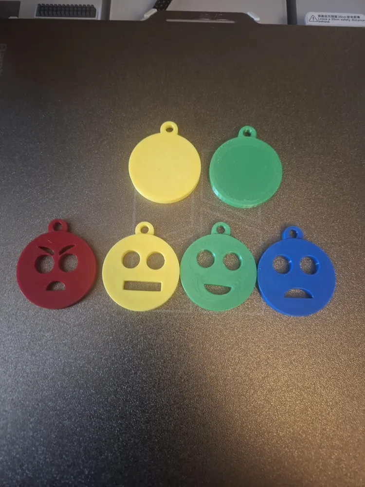 Zones of Regulation keyrings by dinkydoo10 MakerWorld: Download Free 3D ...