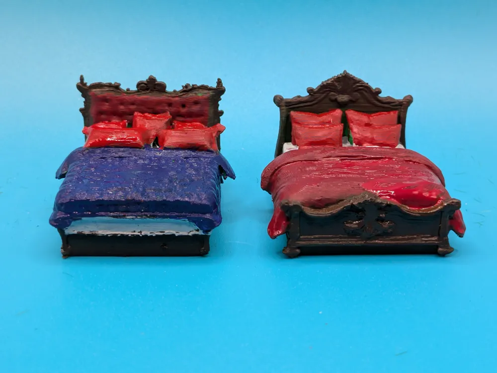 Furniture set 3 (beds) by StoneRock MakerWorld: Download Free 3D Models