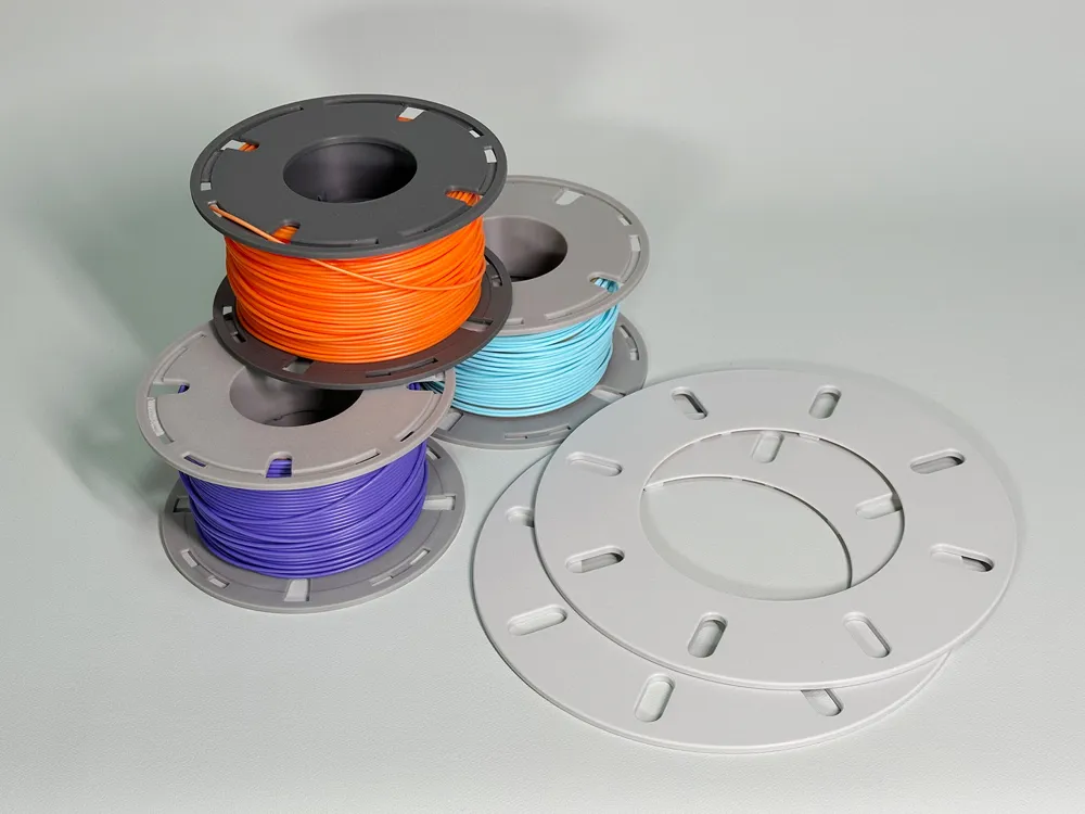Variable diameter spool/Detachable filament spool - Free 3D Print Model ...