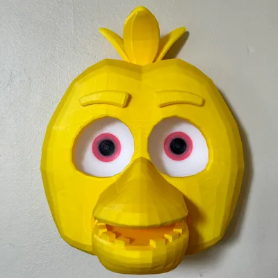 Chica the Chicken Mask - Wall Mounted - Five Nights at Freddy's Remixed ...