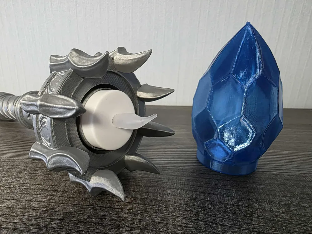 Ice Crystal Torch * ( usable with LED Tealight ) - Free 3D Print Model ...