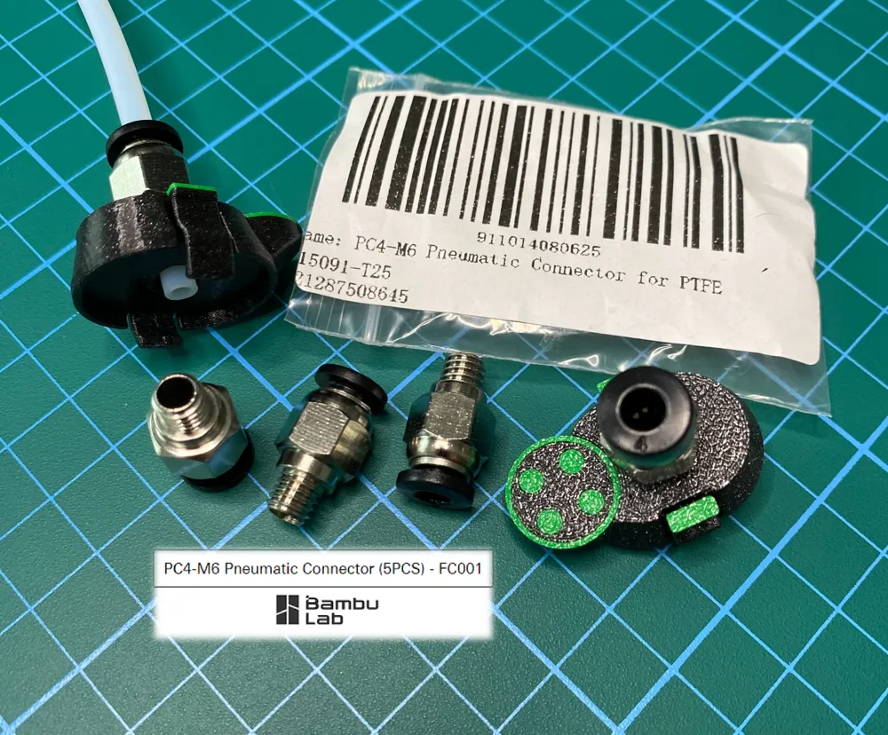 AMS lite Feeder PTFE Tube Connector-Saver by eds_3d_shop MakerWorld: Download Free 3D Models