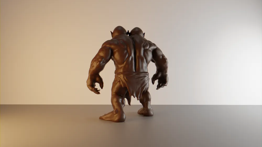 Two headed ogre for DND / tabletop wargames by everythingDND MakerWorld ...