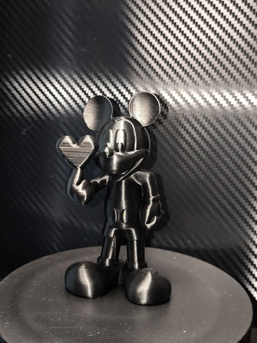 Mickey Mouse with Hearts Home Decoration Valentine - Free 3D Print ...