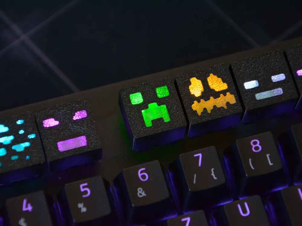 Minecraft Keycaps by alex1337 - MakerWorld