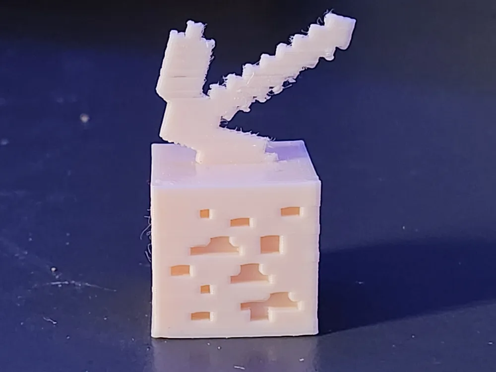 Minecraft Pickaxe in Ore by tacocat - MakerWorld