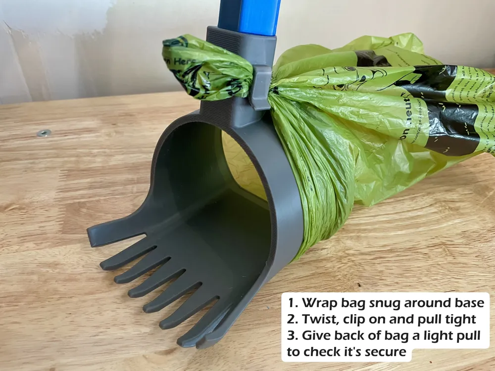 Dog Pooper Scooper (Fully 3D Printable!) - Free 3D Print Model - MakerWorld