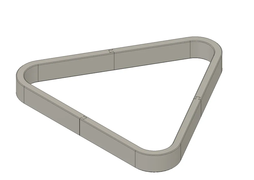 Pool Triangle Rack 2-1/4 by dion1231 - MakerWorld