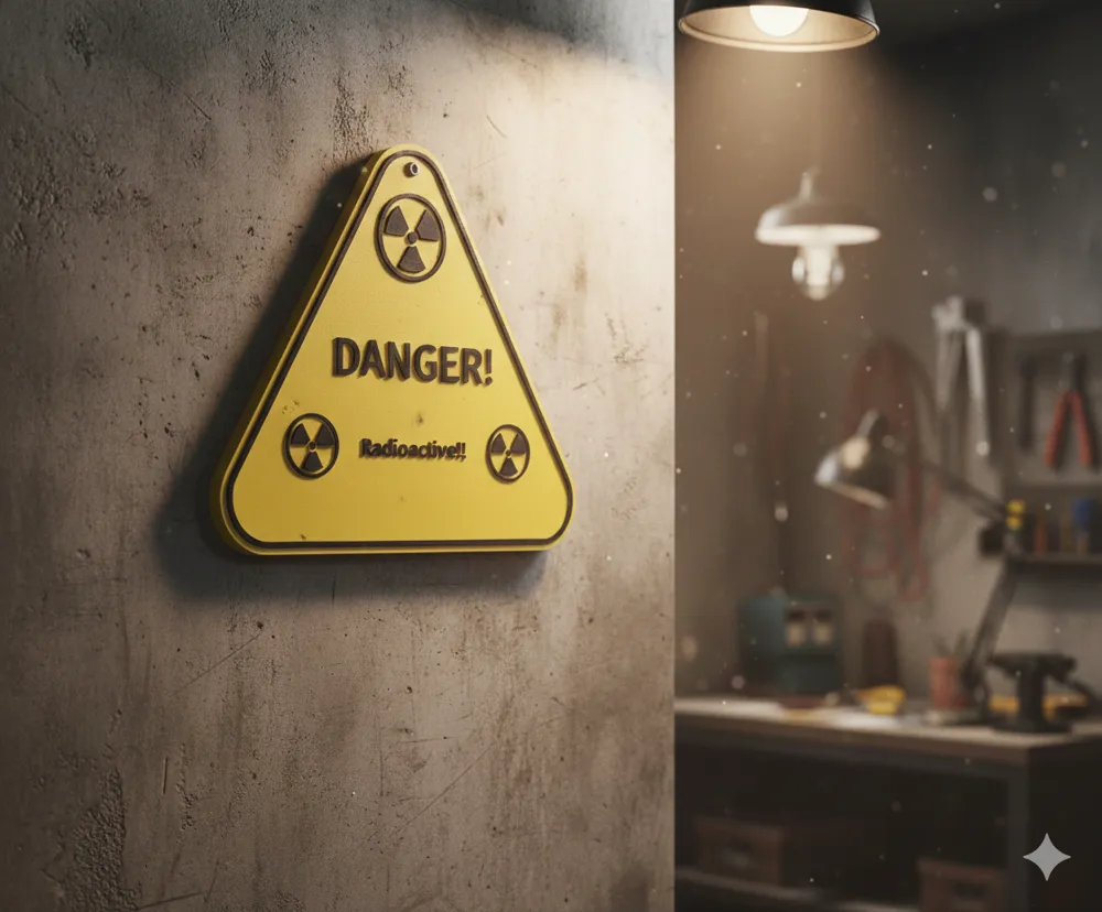 Radioactive Danger Sign (Customizable/ Warnsignal - Free 3D Print Model ...