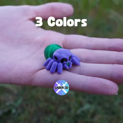 Mini Articulated Spider - Free 3D Print Model - MakerWorld