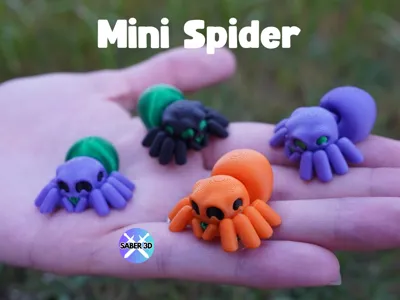articulated spider stl - MakerWorld