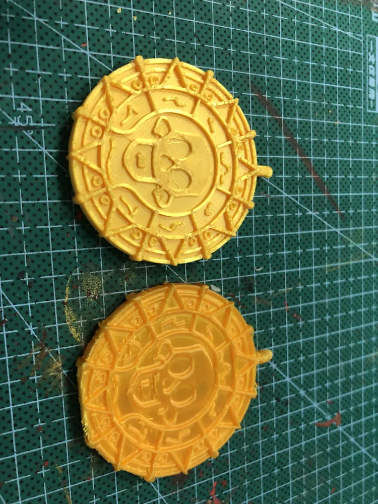 Pirates of the Caribbean - Aztec Gold Coin - Free 3D Print Model ...