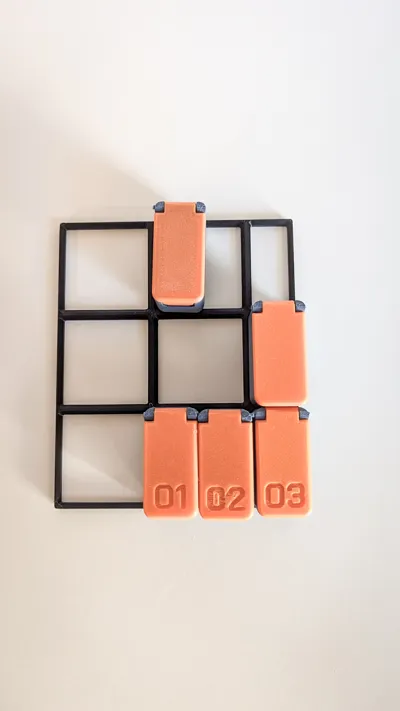 Half Box Gridfinity-Compatible Mini Container - Free 3D Print Model ...
