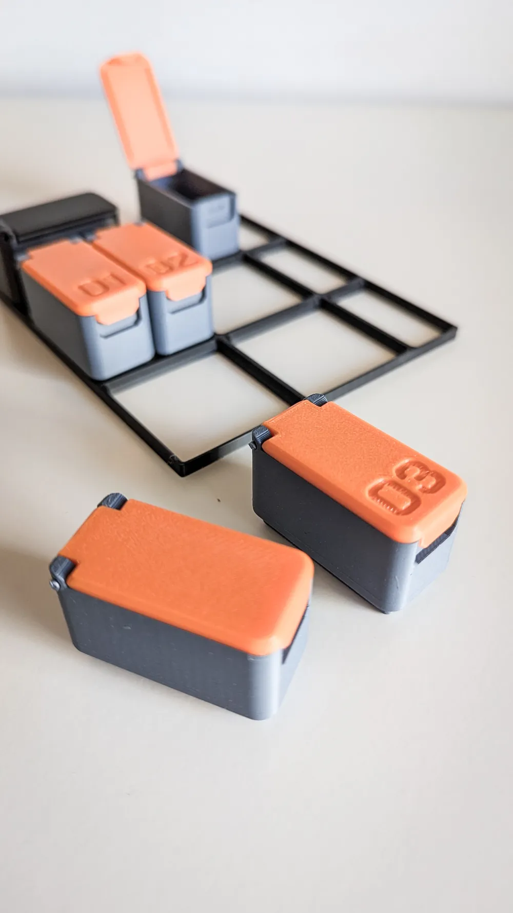 Half Box Gridfinity-Compatible Mini Container by Gruso MakerWorld ...