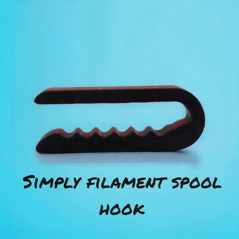 Simplyest filament spool hook by thedecember87 - MakerWorld