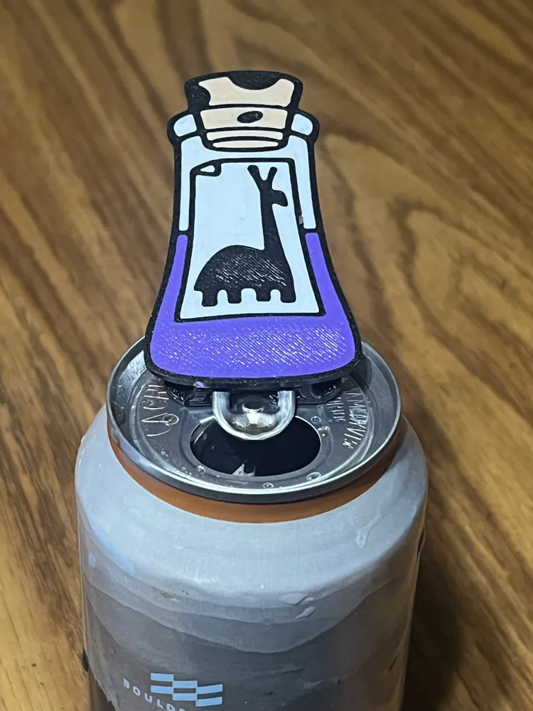 Llama Poison Pop Can Tab Opener - Free 3D Print Model - MakerWorld