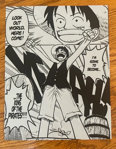 One Piece Iconic Art / Manga / Panel / HueForge by 3D Prints This Week ...