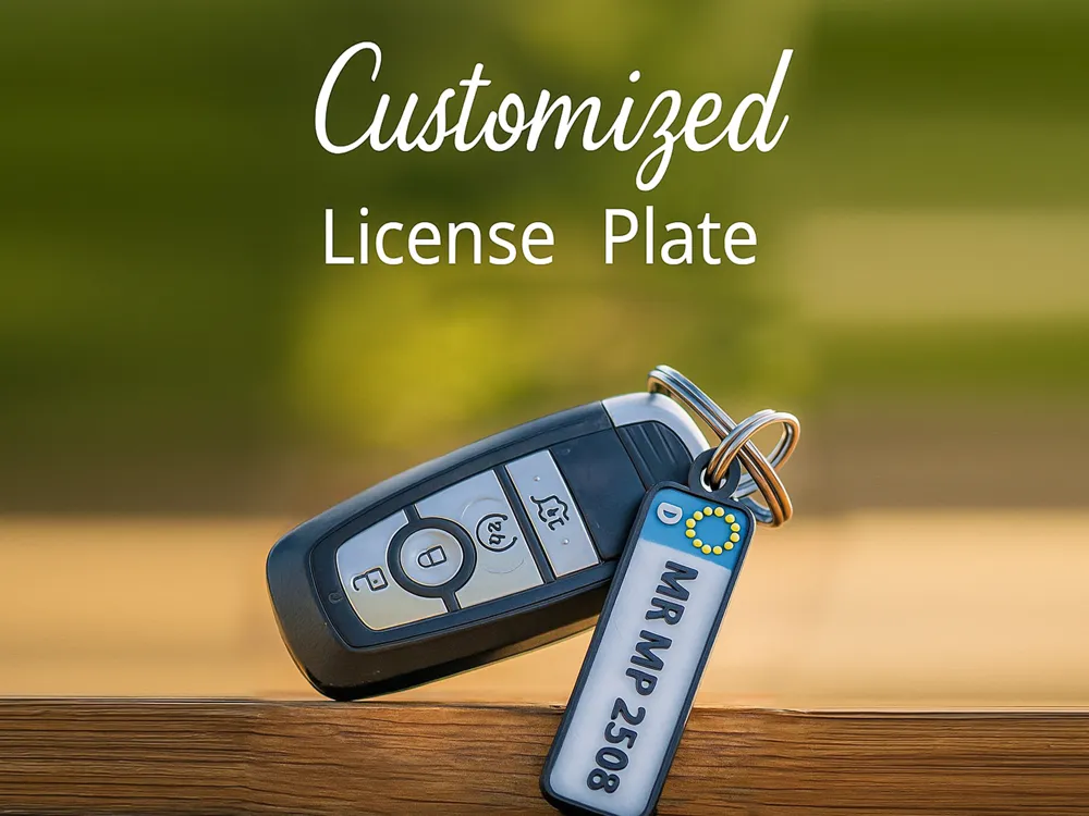 Customized License Plate - Free 3D Print Model - MakerWorld