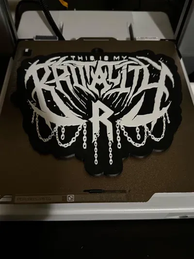 Rhea Ripley WWE logo chain - Free 3D Print Model - MakerWorld