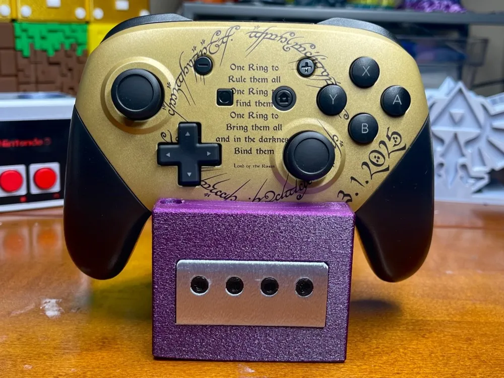 GameCube Switch PRO Controller holder by ErrorCode3D - MakerWorld