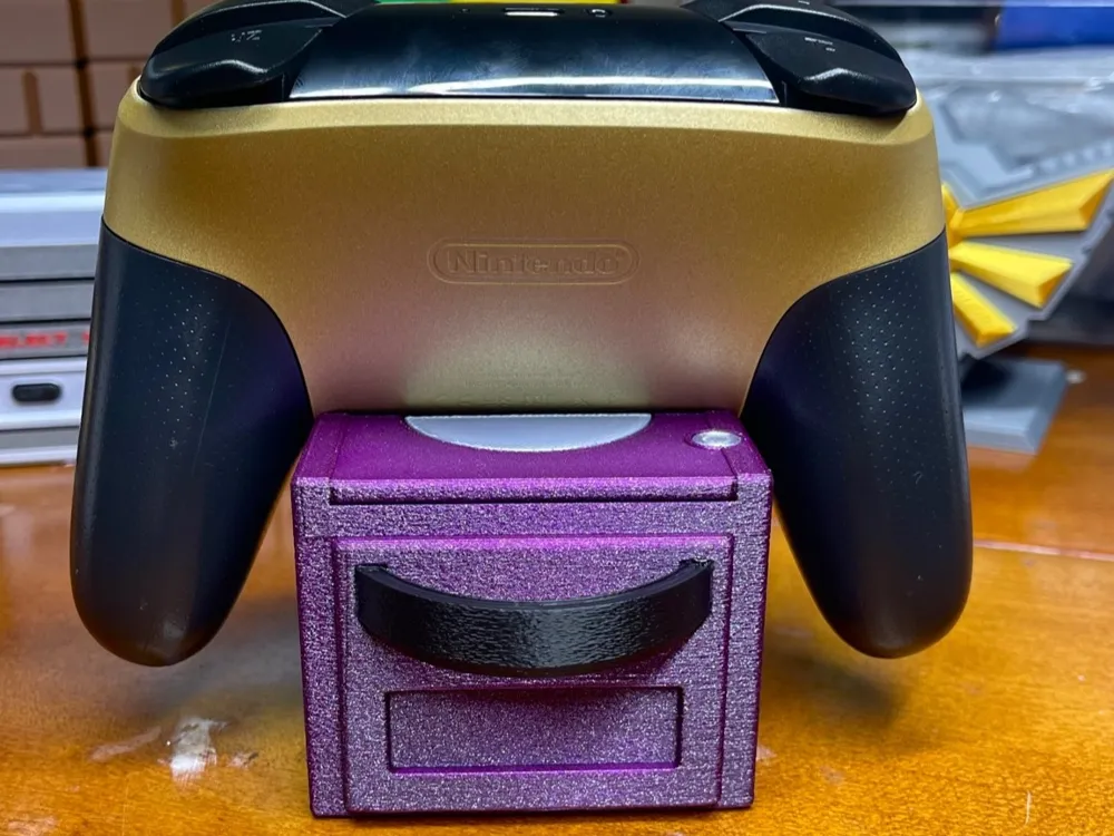 GameCube Switch PRO Controller holder by ErrorCode3D - MakerWorld