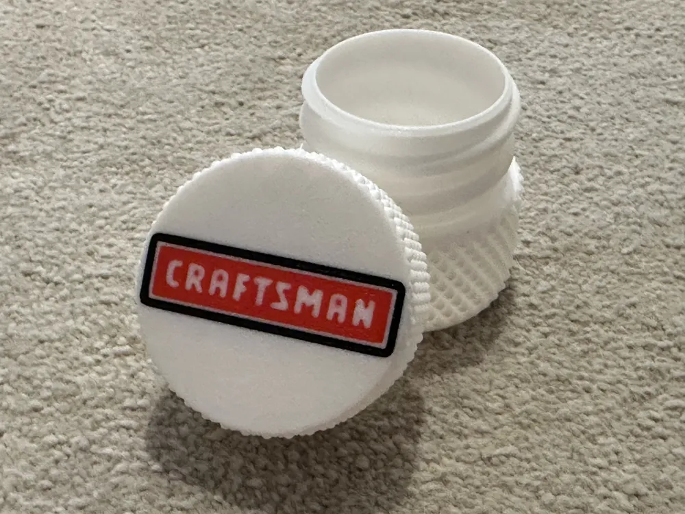 Craftsman Threaded Container - Free 3D Print Model - MakerWorld