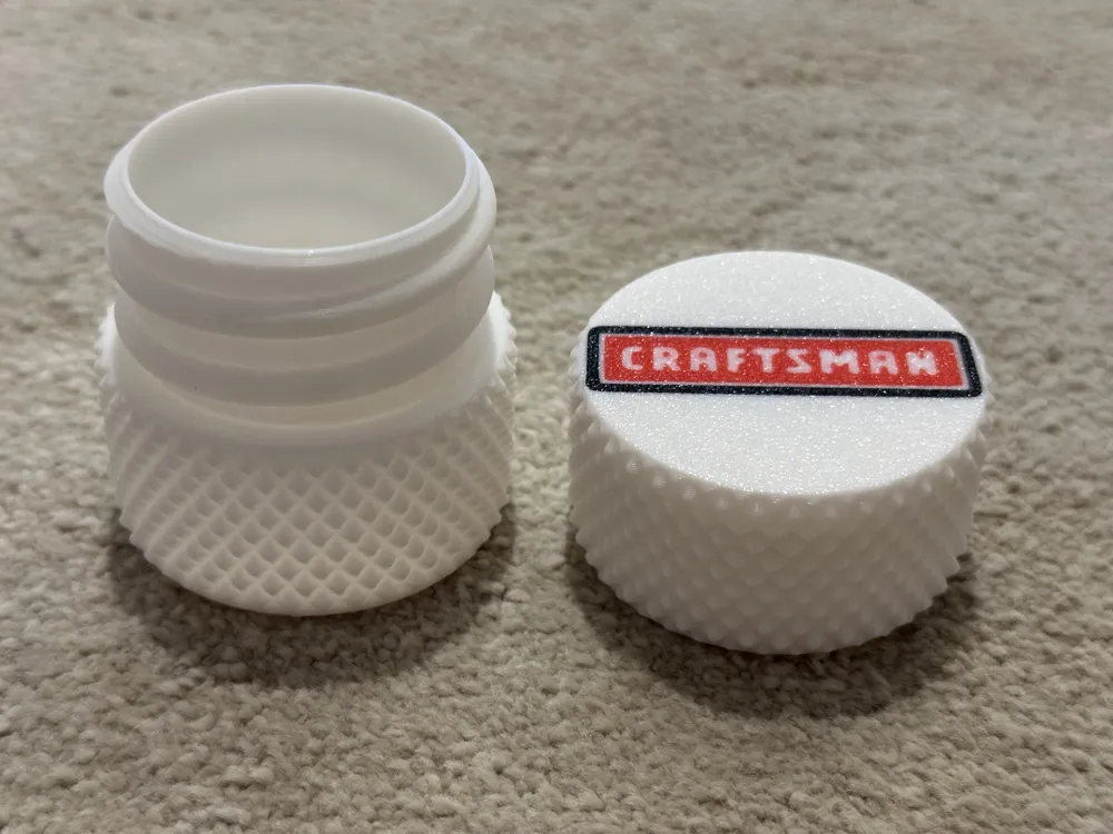 Craftsman Threaded Container - Free 3D Print Model - MakerWorld