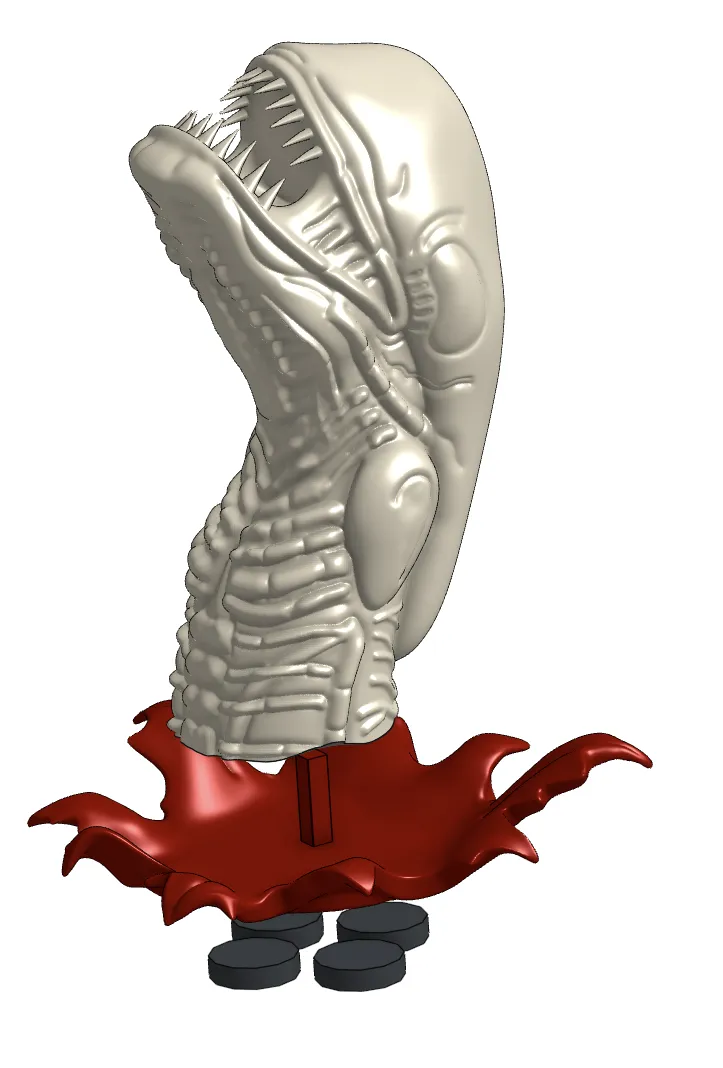 ChestBurster Fridge Magnet/Decor by Tech Syndicate - MakerWorld