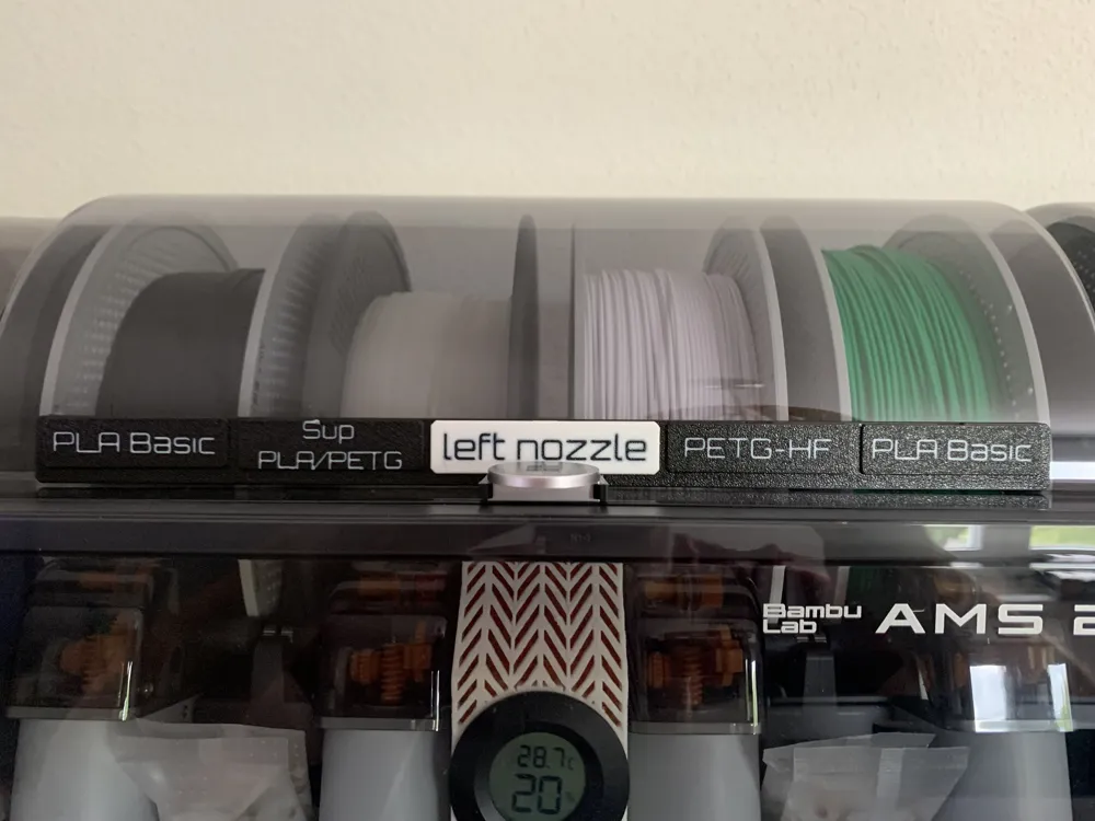 AMS filament and connection information labels by Prototyping&Printing ...