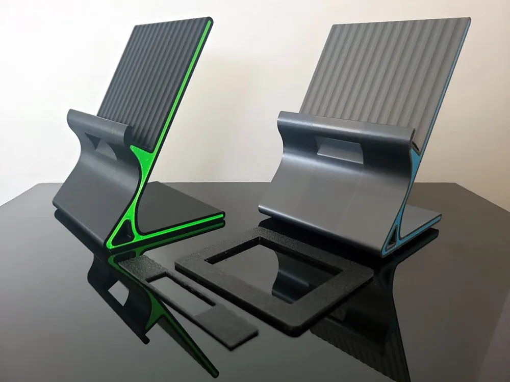 Phone holder stand - Free 3D Print Model - MakerWorld