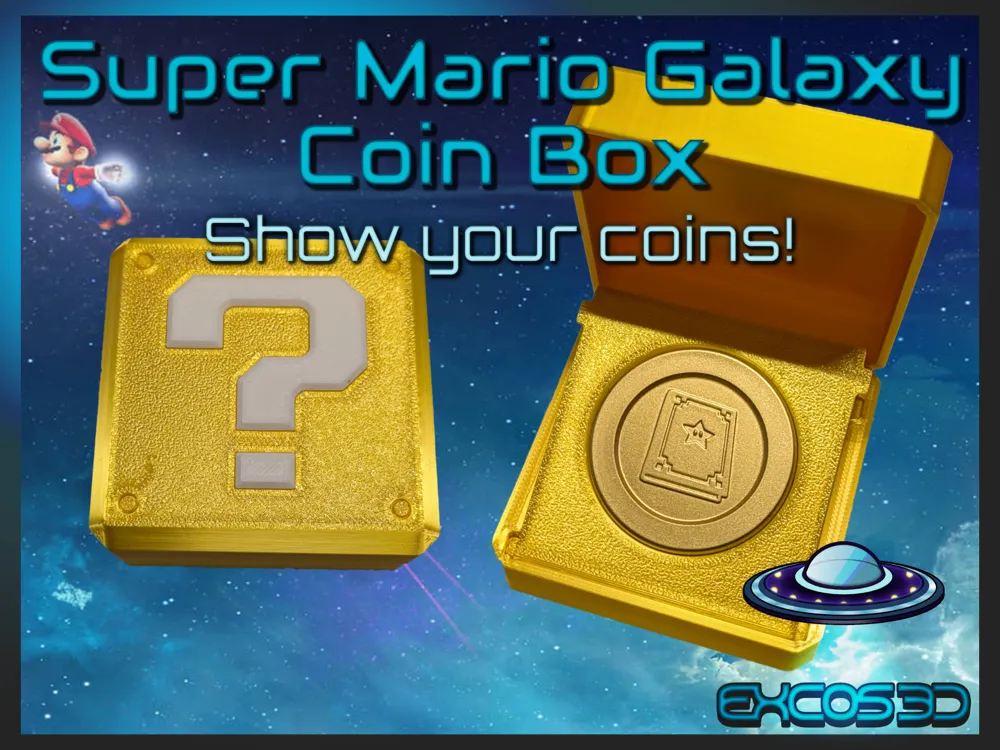 Super Mario Coin Box – McDonald’s Coins - Free 3D Print Model - MakerWorld