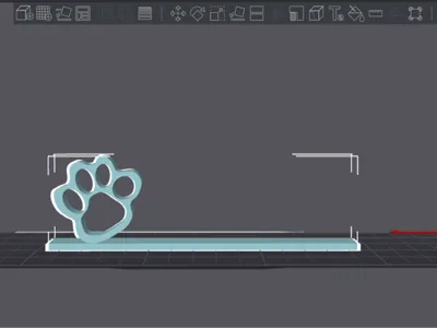 Paw Print Name Plate by GSGSG MakerWorld: Download Free 3D Models